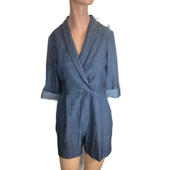 Alice + Olivia | Pants & Jumpsuits | Alice Olivia Half Sleeve Denim ...